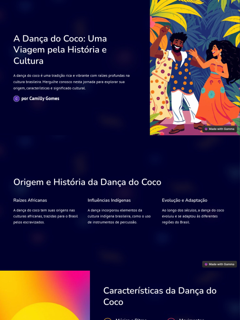 A Danca Do Coco Uma Viagem Pela Historia e Cultura | PDF