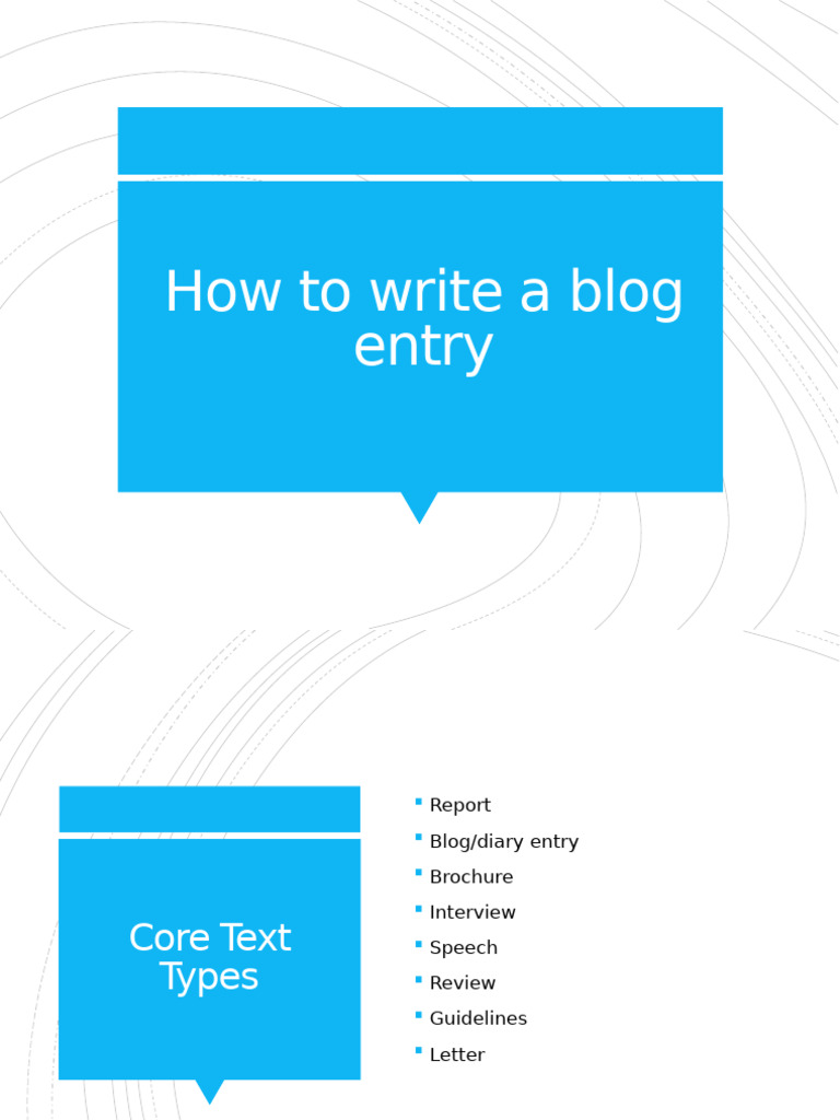 Writing A Blog EntryS 1 | PDF | Blog | Cognition