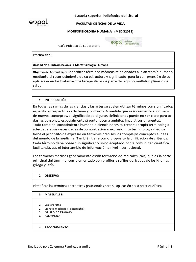 Guia Practica 1 Corregida | PDF | Science | Laboratorios