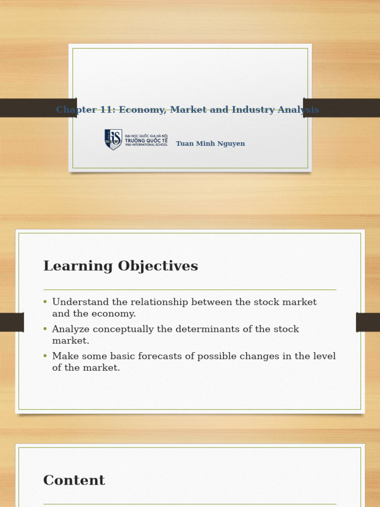Investment Analysis - Chapter 11 | PDF | Recession | Business Cycle
