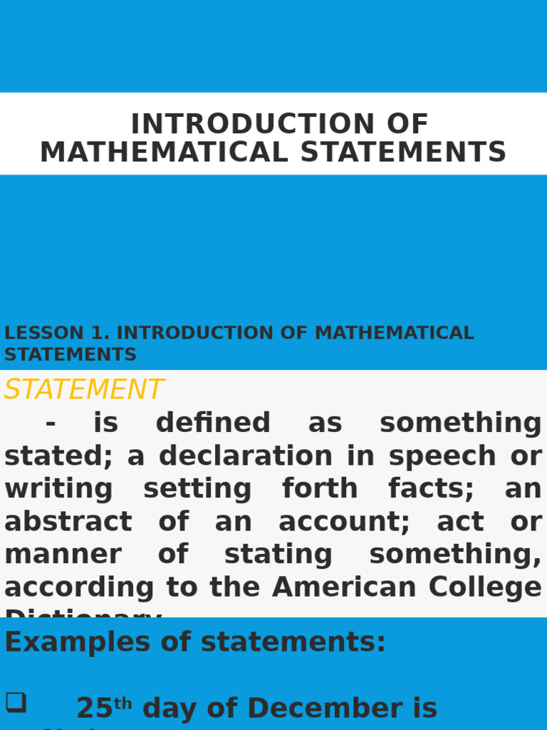 GE-104-LESSON-1-2 | PDF | Grammar | Logic