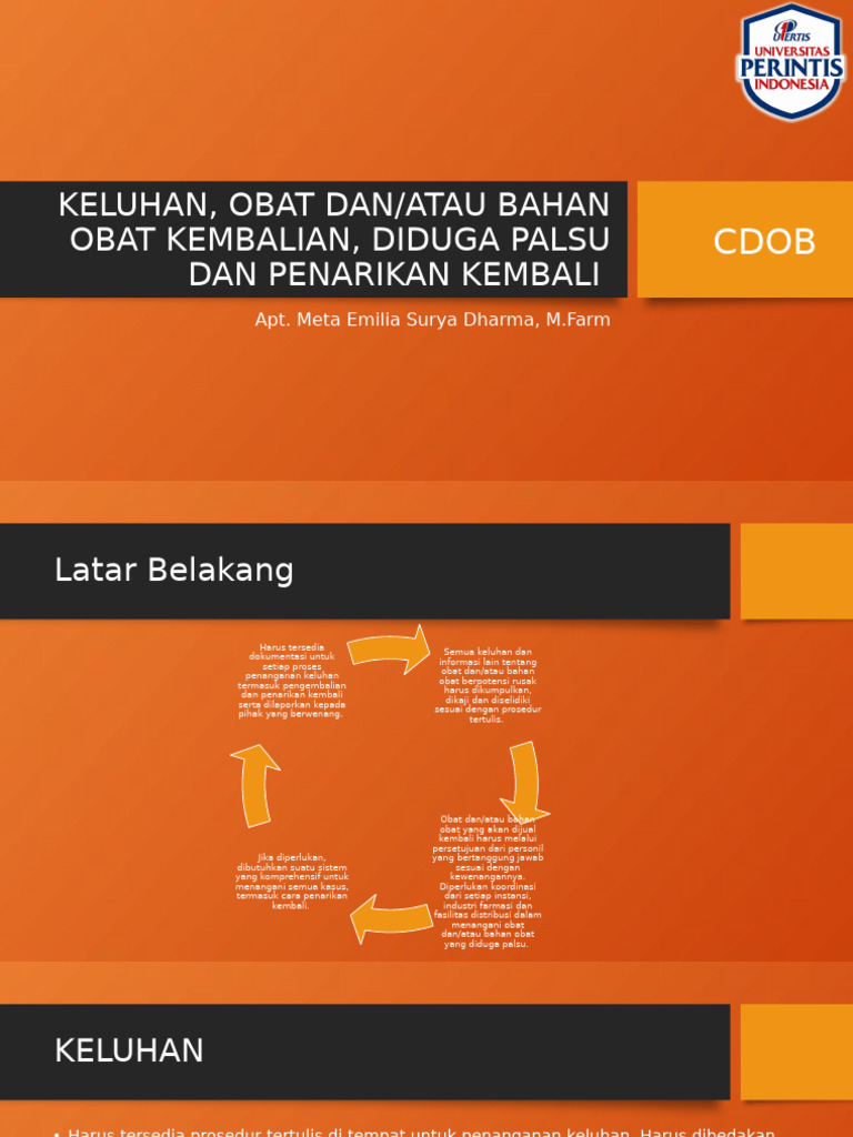 Prosedur Penanganan Obat Palsu | PDF