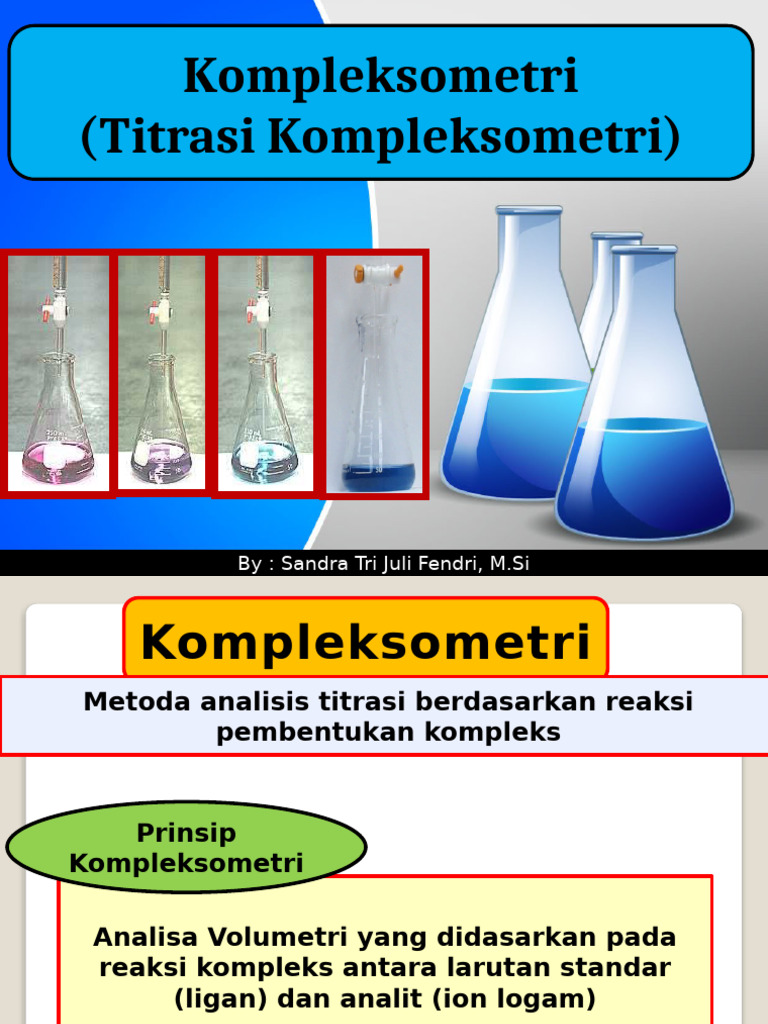 Titrasi Kompleksometri: Metode dan Indikator | PDF