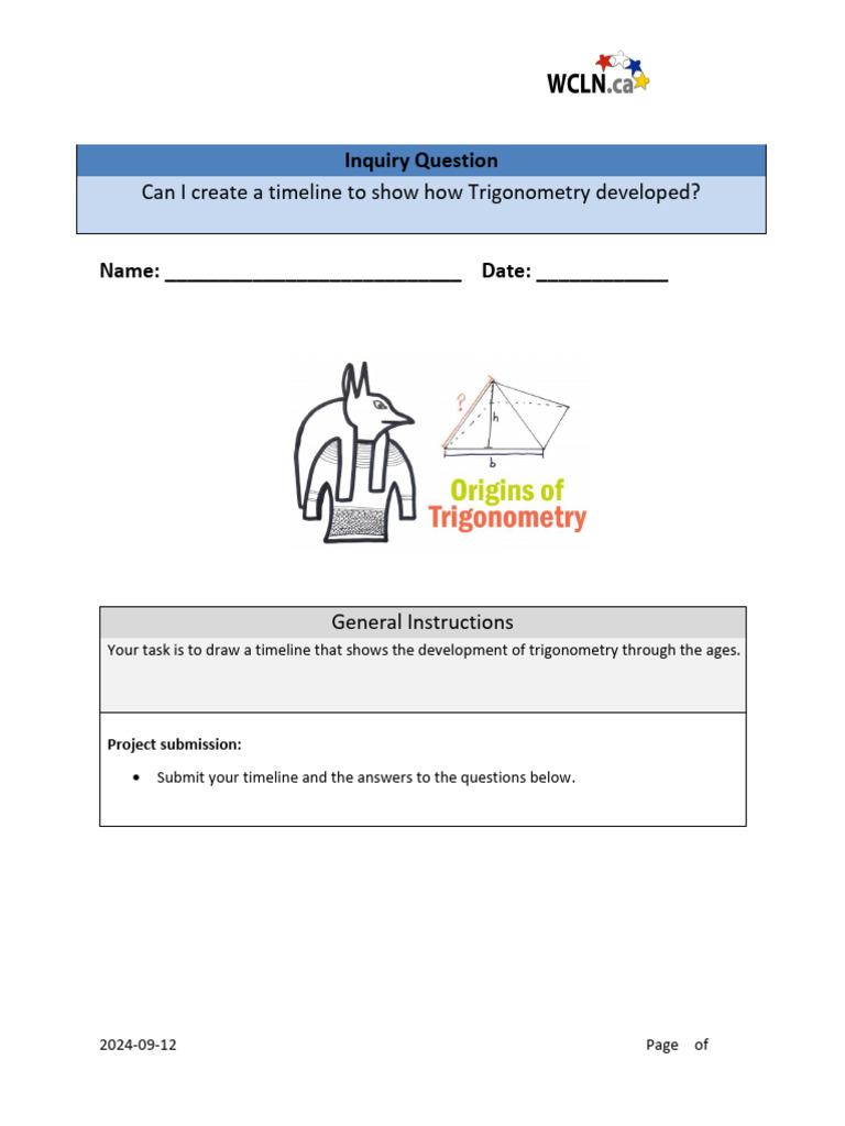 Project 1 | PDF | Trigonometry | Trigonometric Functions