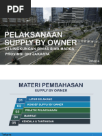 Materi 3 - Kontrak Supply by Owner (SBO) Dan Penerapannya Dalam Pekerjaan Konstruksi | PDF
