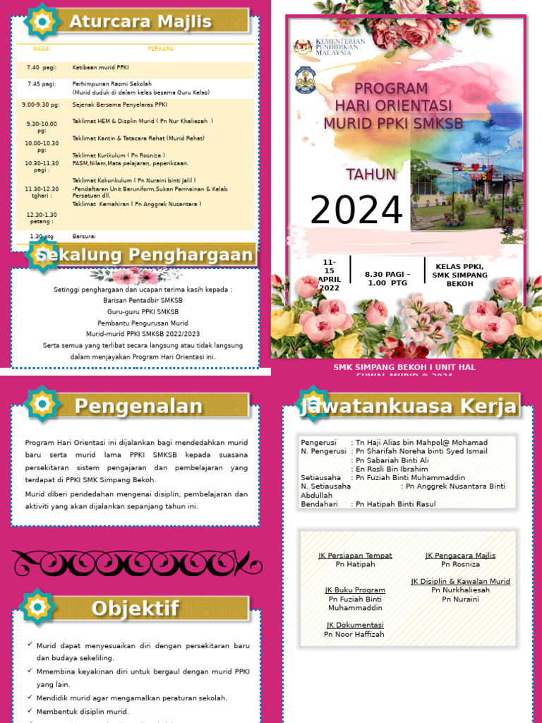 Program Hari Orientasi Ppki | PDF