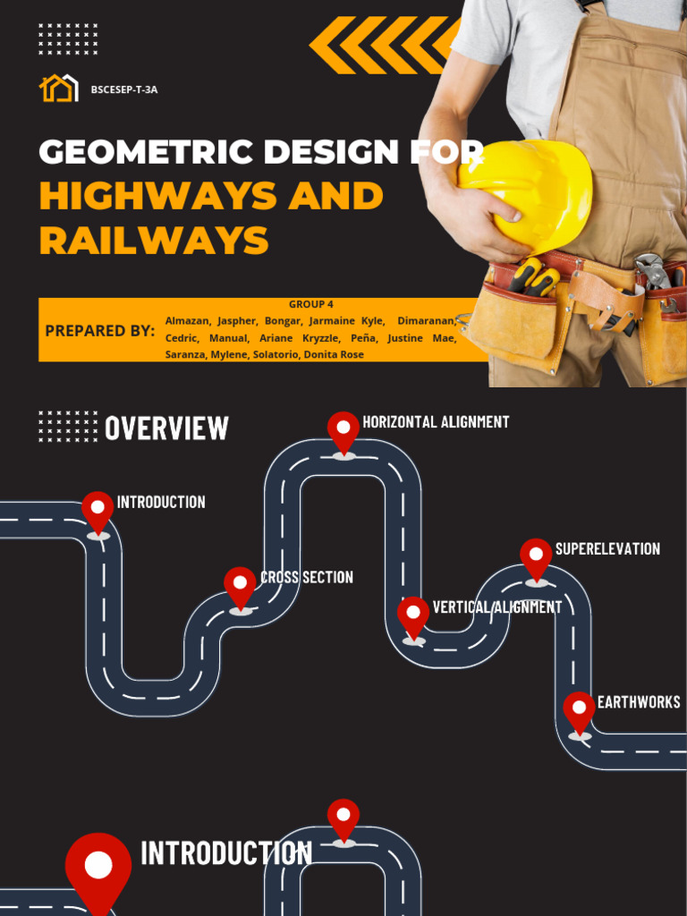 Group 4 Geometric Design | PDF | Road | Force
