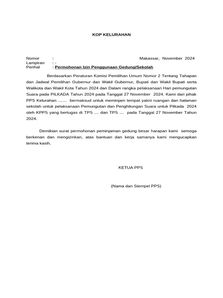 Pemakaian Gedung | PDF