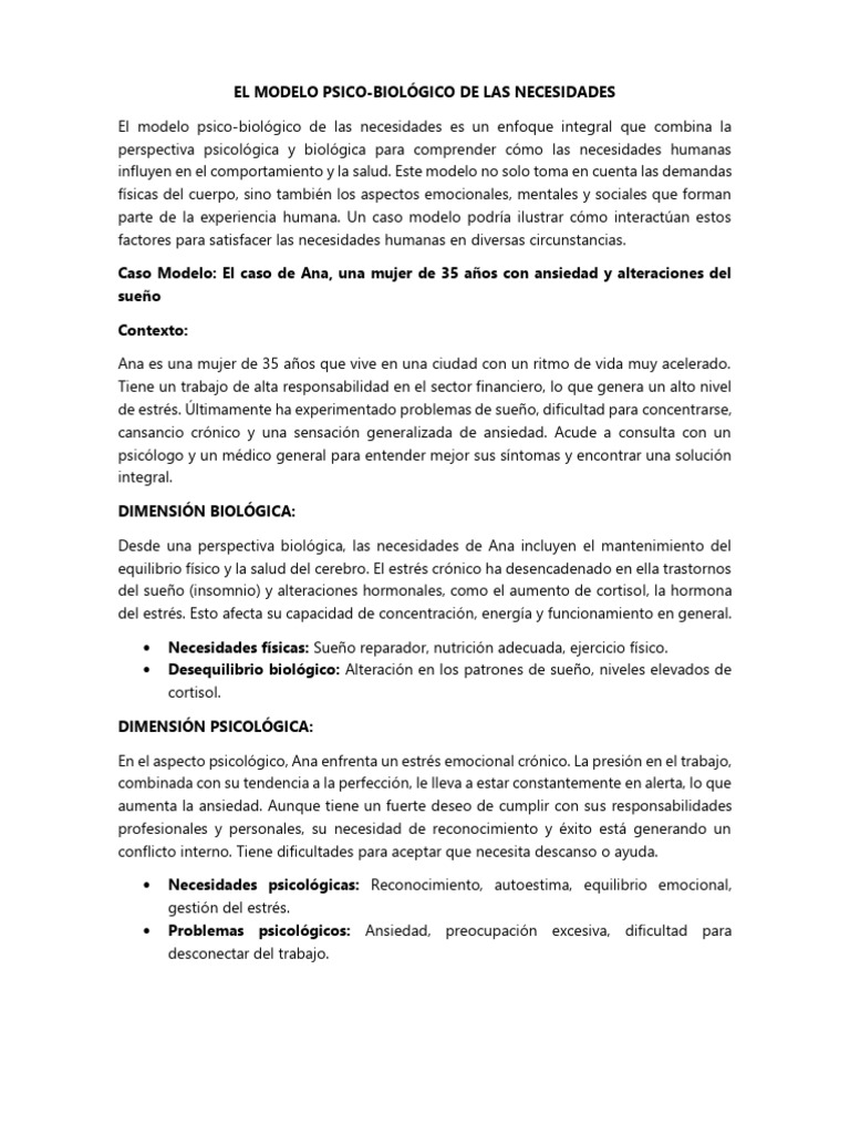 19 Caso Práctico Iii Mod. Psicob. | PDF | Estrés (biología) | Ansiedad