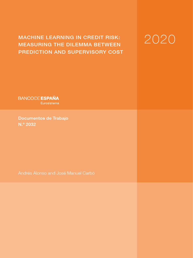 Machine Learning in Credit Risk | PDF | Receiver Operating ...