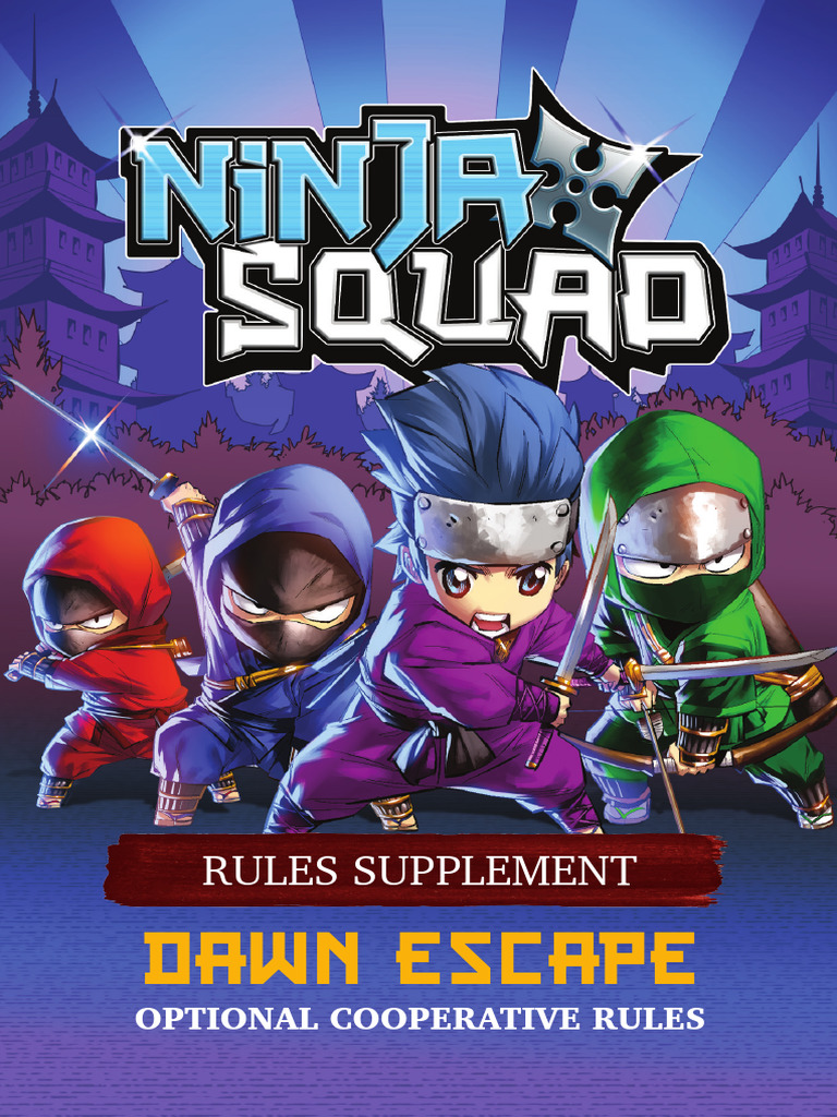 Ninja Squad A5 Additional Co - Op Rules - Low | PDF | Ephemera | Gaming ...