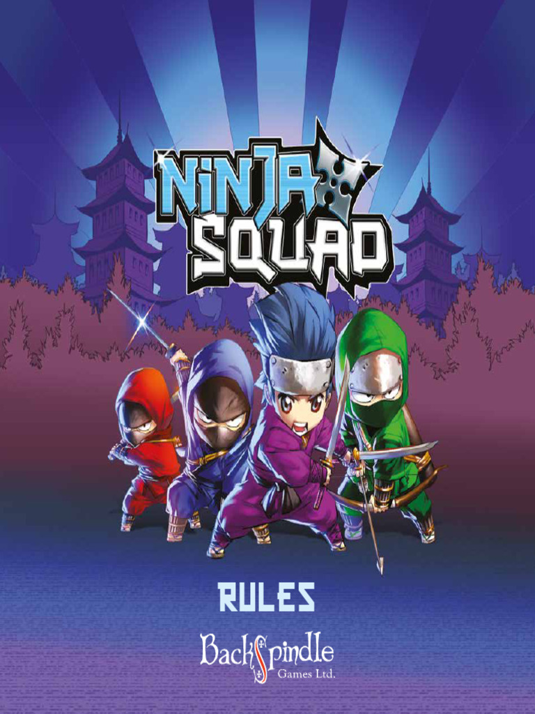 Ninja Squad Rule Book-Final - Lowres | PDF | Ninja