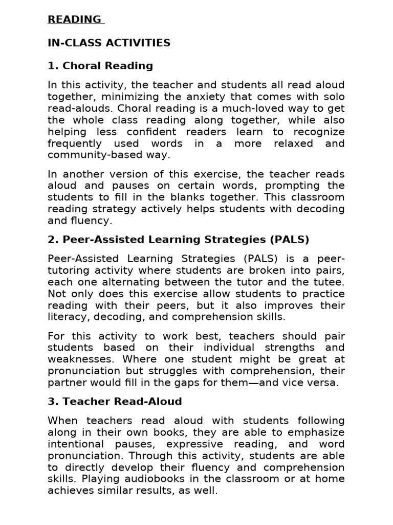 Intervention | PDF | Reading Comprehension | Learning