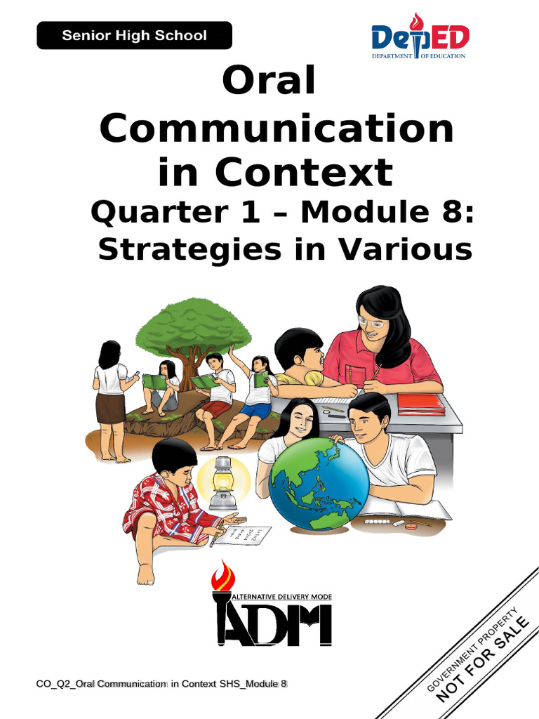 Q2-MODULE-8 | PDF | Communication | Interpersonal Communication