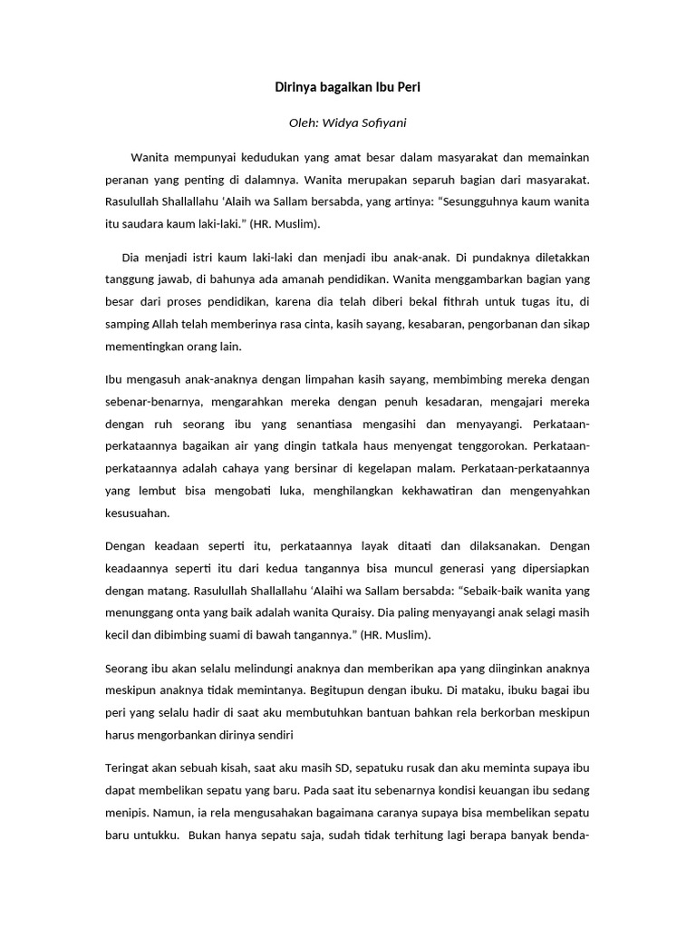 Bagai Ibu Peri | PDF