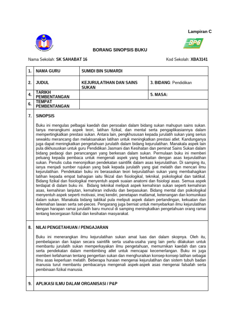 Sinopsis Buku 4 | PDF