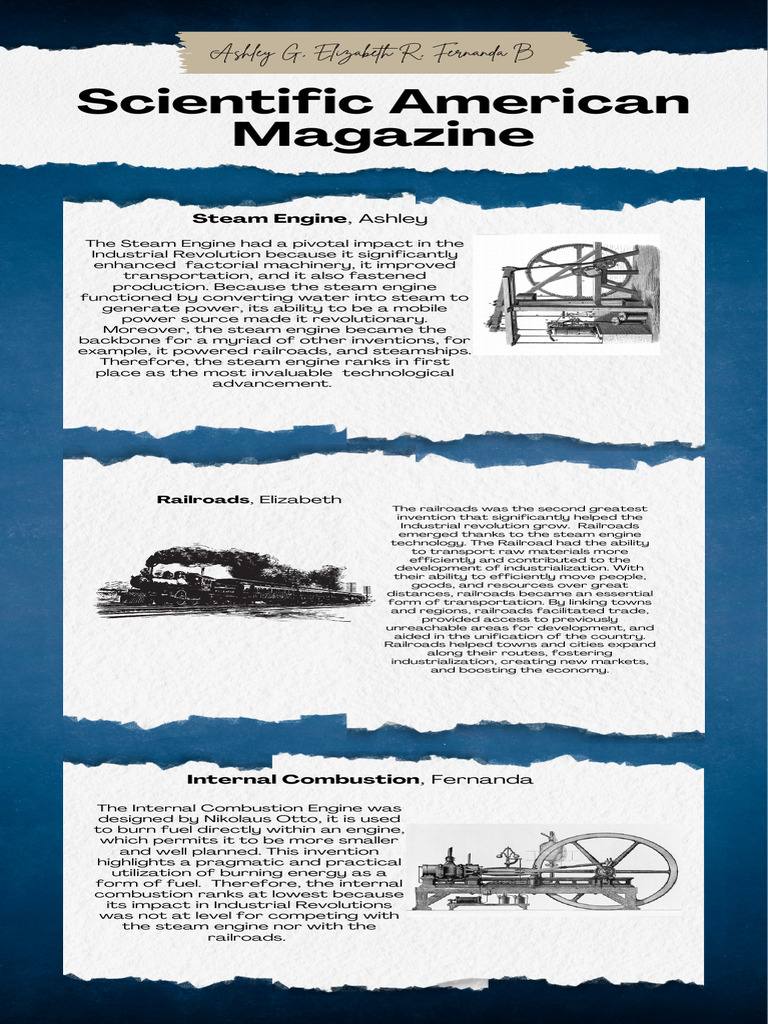 Industrial Revolution History Infographic | PDF | Engines | Rail Transport