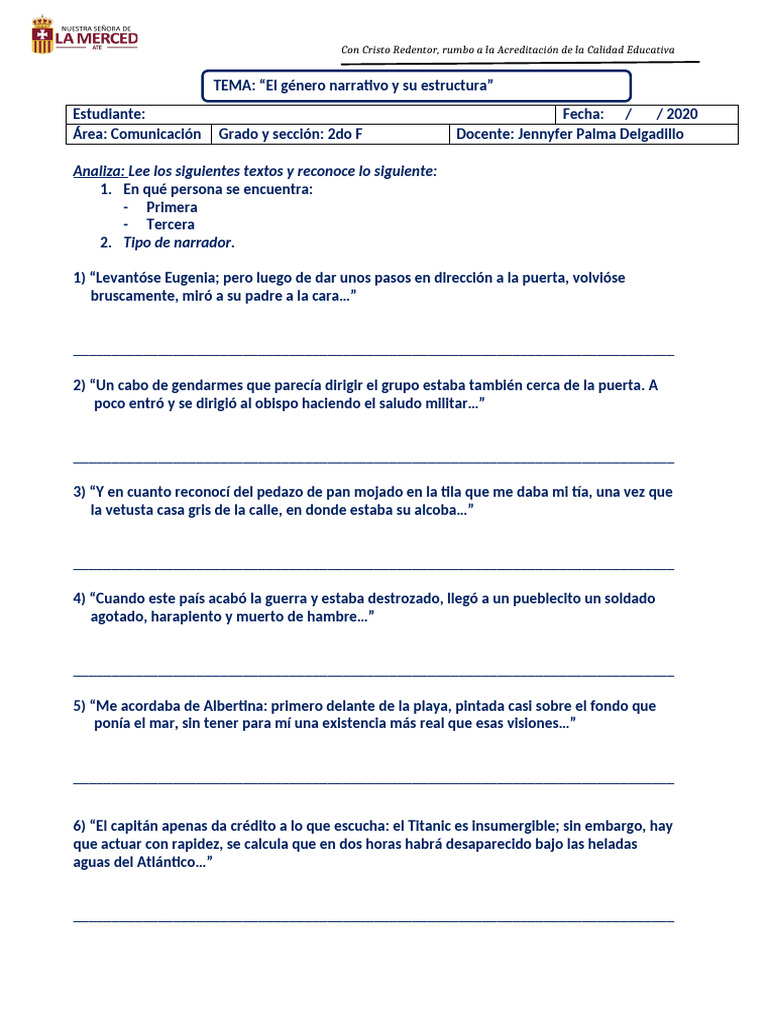 Ficha 1 - Clase Virtual 2 | PDF