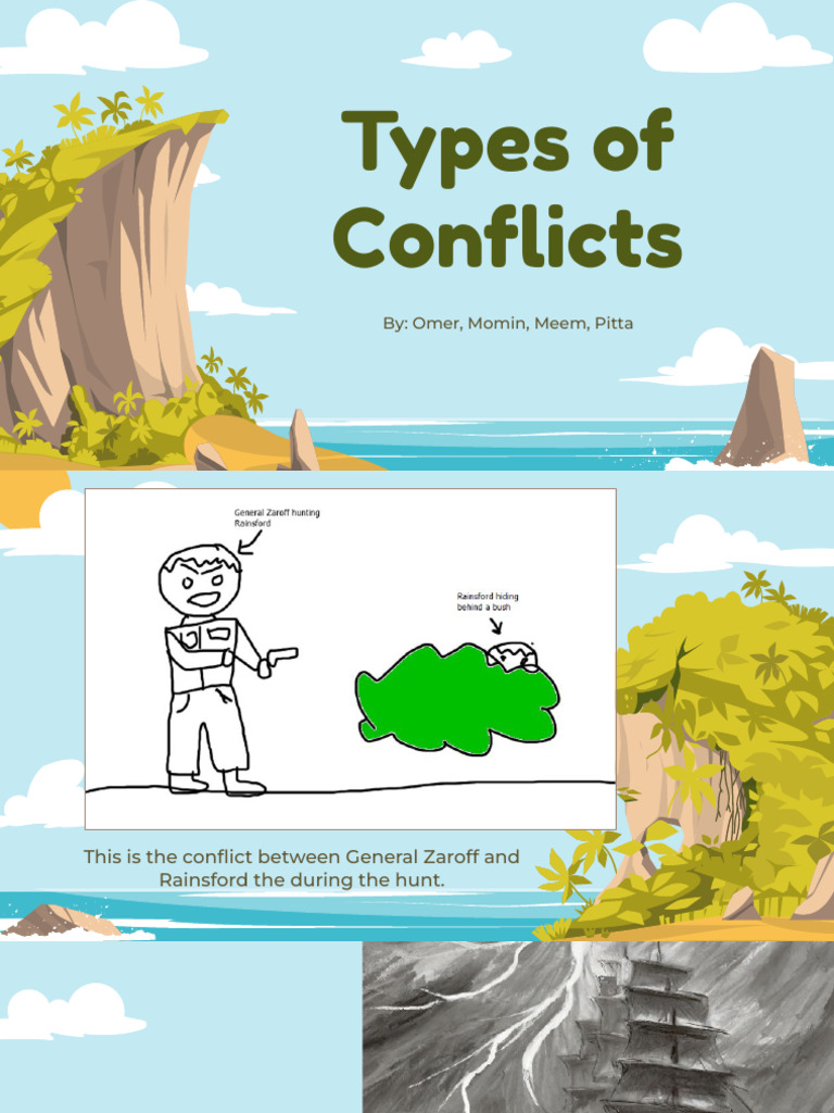 Types of Conflicts (The Most Dangerous Game) | PDF