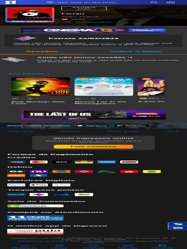 Ferrari - Ingresso.com | PDF