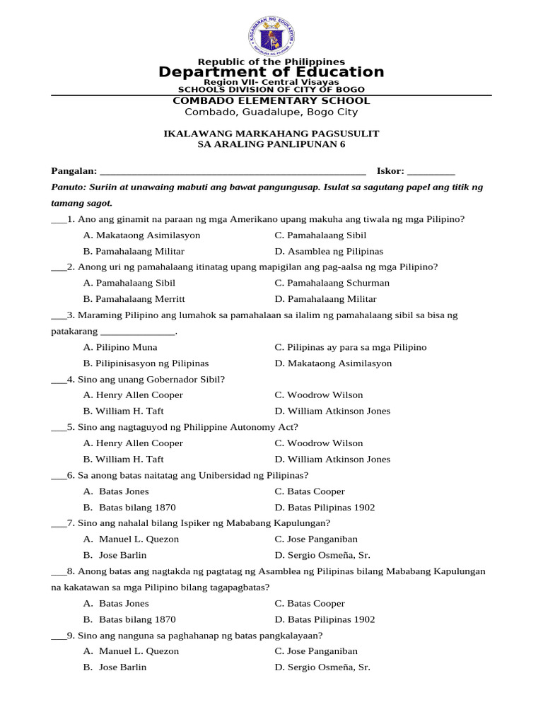 Department of Education | PDF