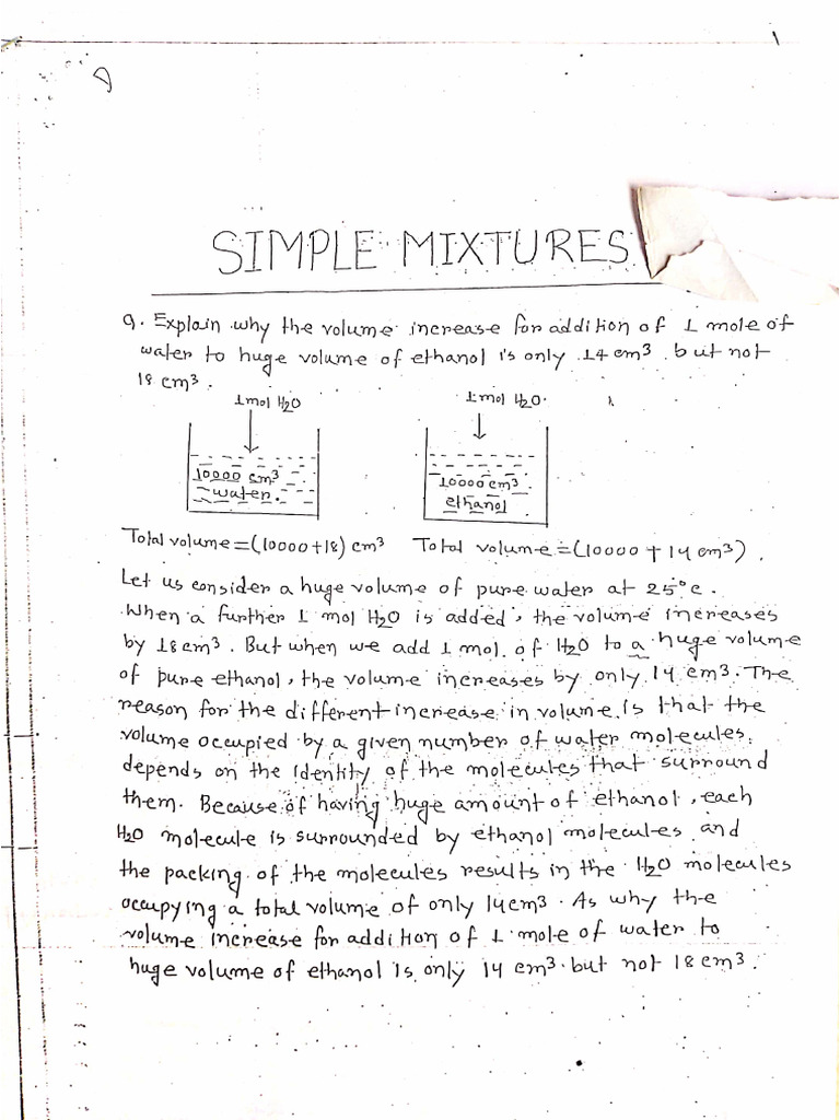 Simple Mixture - 1 | PDF