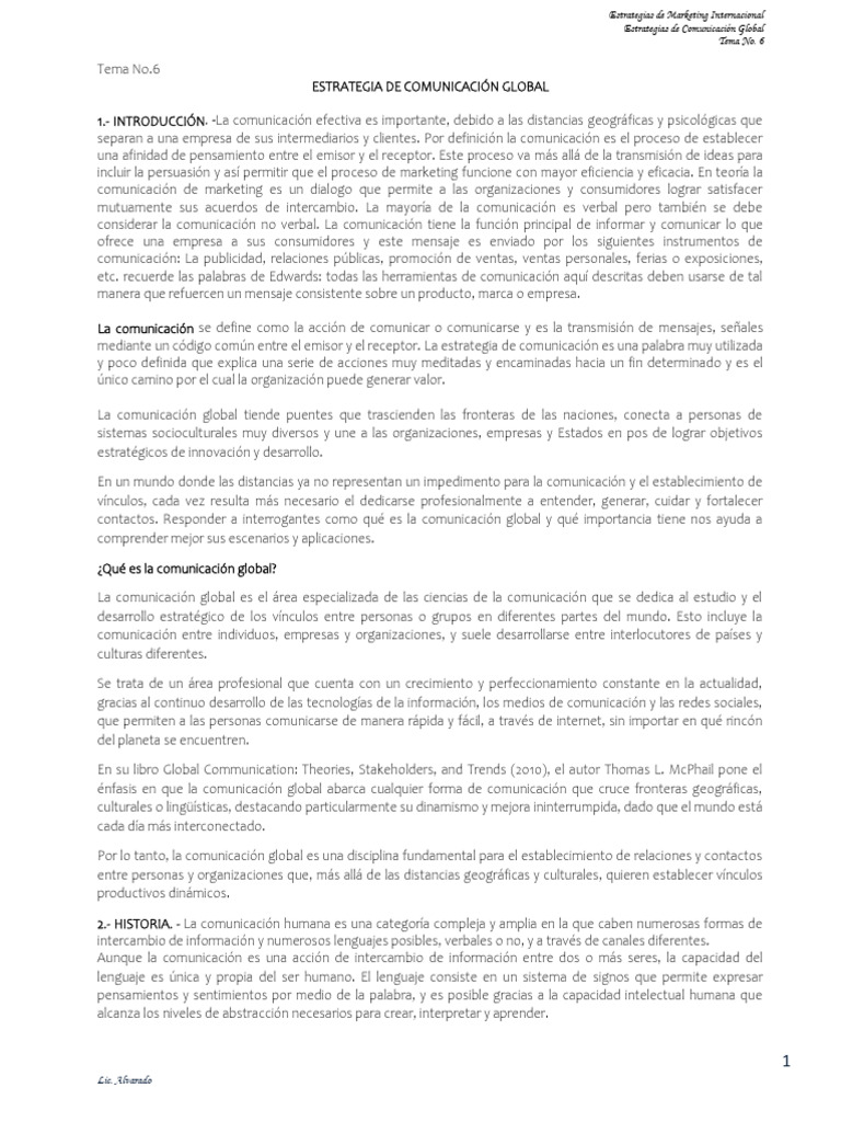 Tema No. 6 | PDF | Publicidad | Marketing