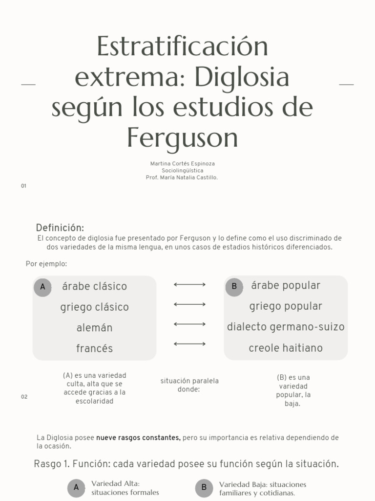 Concepto de Diglosia en Sociolingüística | PDF | Arábica | Idiomas