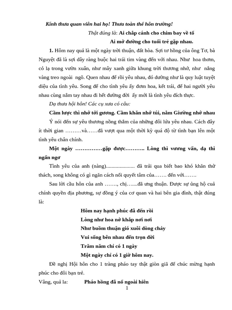 (123doc) - Loi-Dan-Chuong-Trinh-Van-Nghe-Trong-Dam-Cuoi | PDF