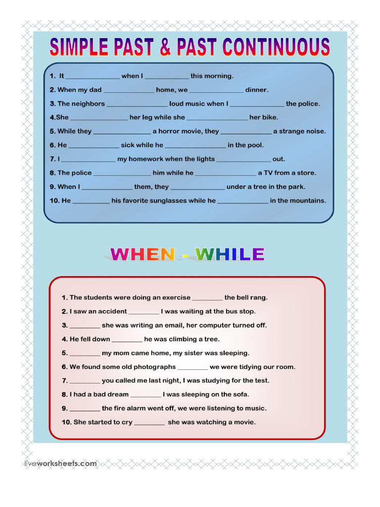 When and While | PDF