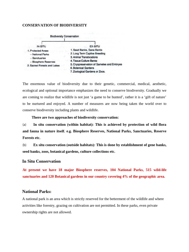 Conservation of Biodiversity | PDF | Conservation Biology | Biodiversity Conservation of Biodiversity | PDF | Conservation Biology | Biodiversity