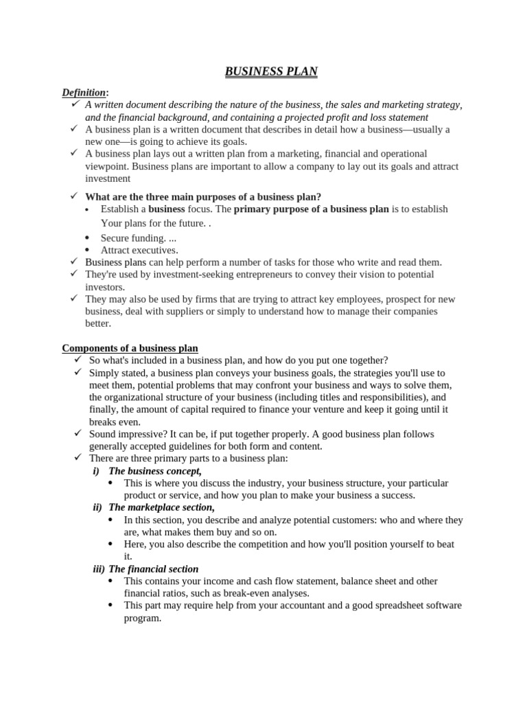 Business Plan 1 | PDF | Pricing | Marketing