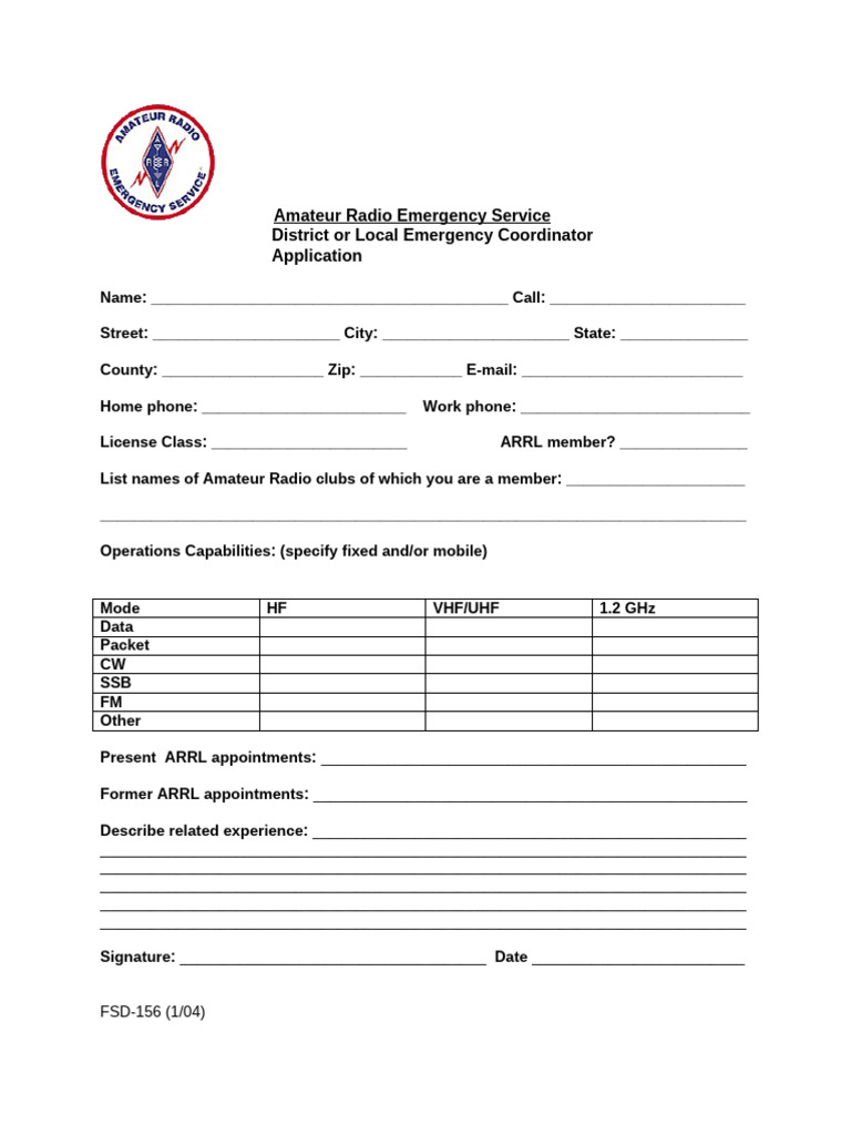 EC Application FSD-156b | PDF