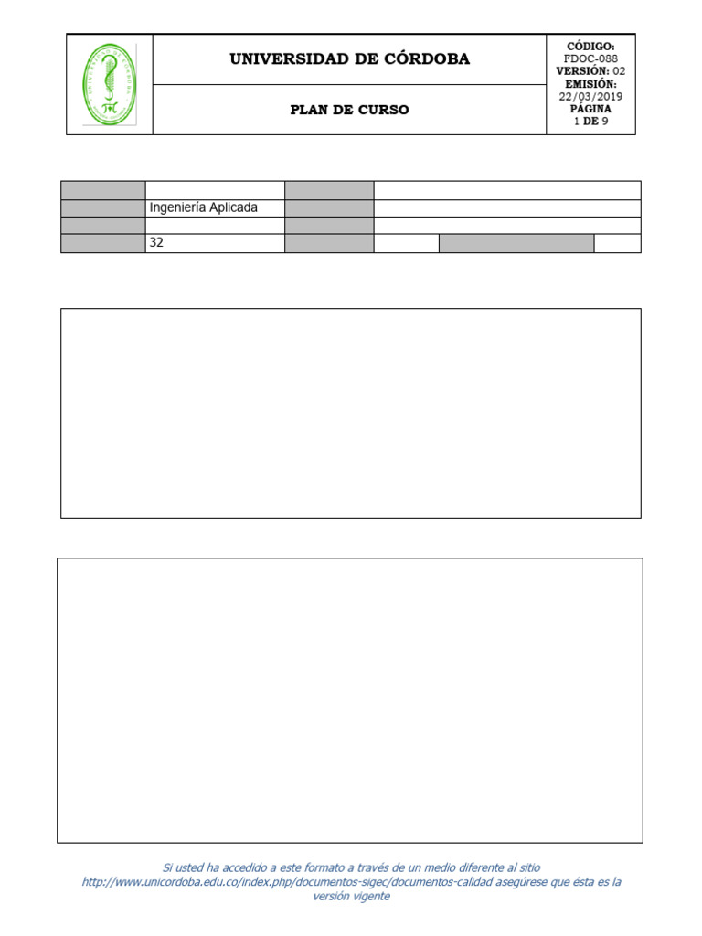 Plan de Curso Análisis Sensorial | PDF | Laboratorios | Sentidos