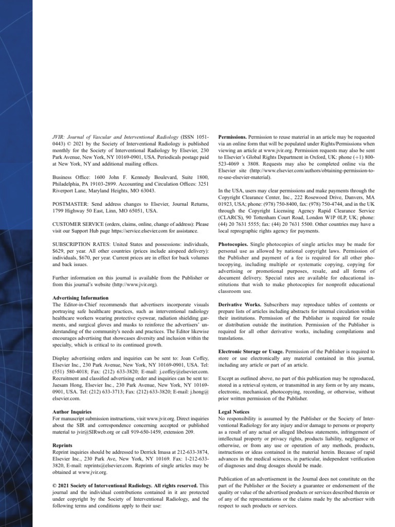 Subscription Information Page Jvir | PDF | Elsevier | Intellectual ...