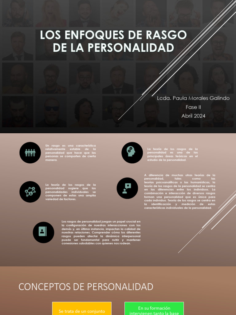 Clase 1 F2 LOS ENFOQUES DE RASGO DE LA PERSONALIDAD | PDF | Psicología ...