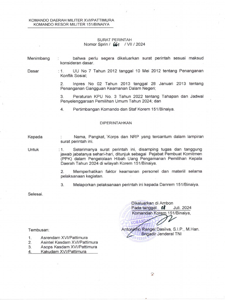 Sprin PPK Baru | PDF