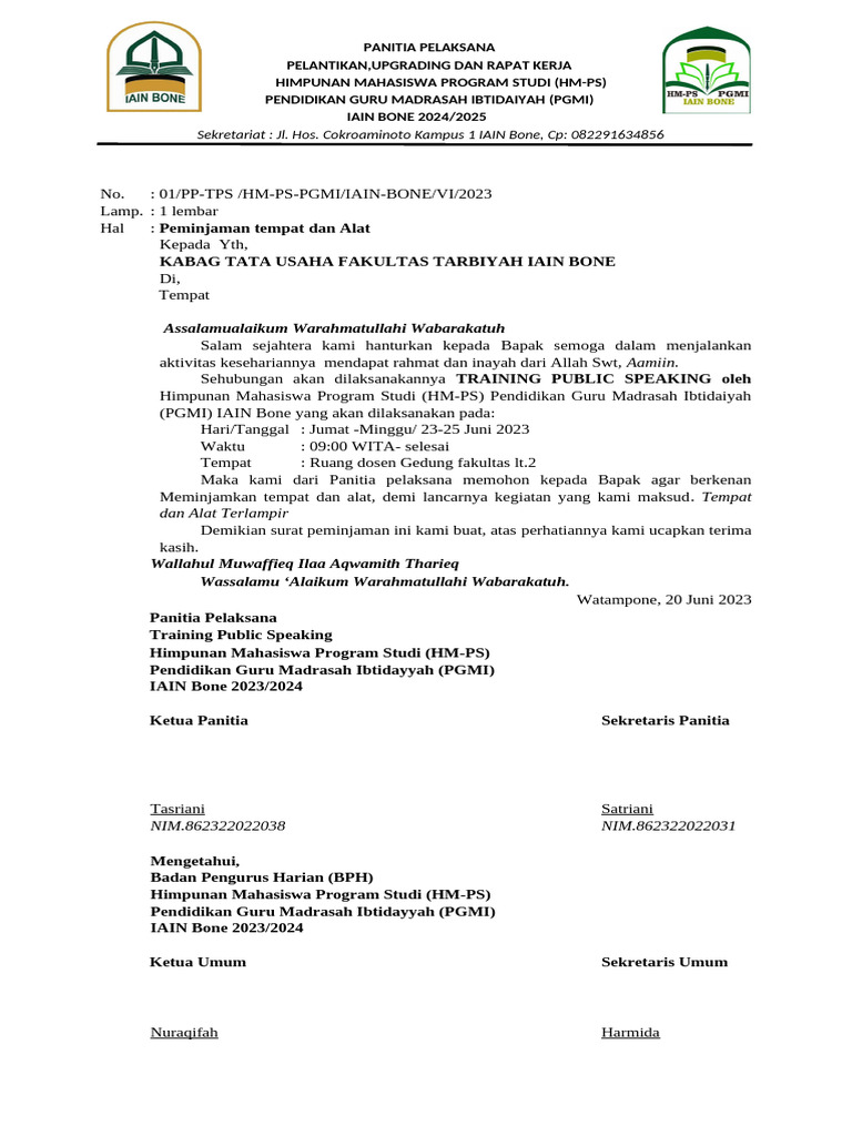 Persuratan TPS | PDF