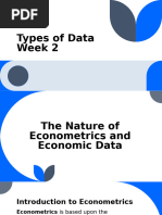 2022econometrics Chapter One by Habtamu | PDF | Econometrics | Statistics