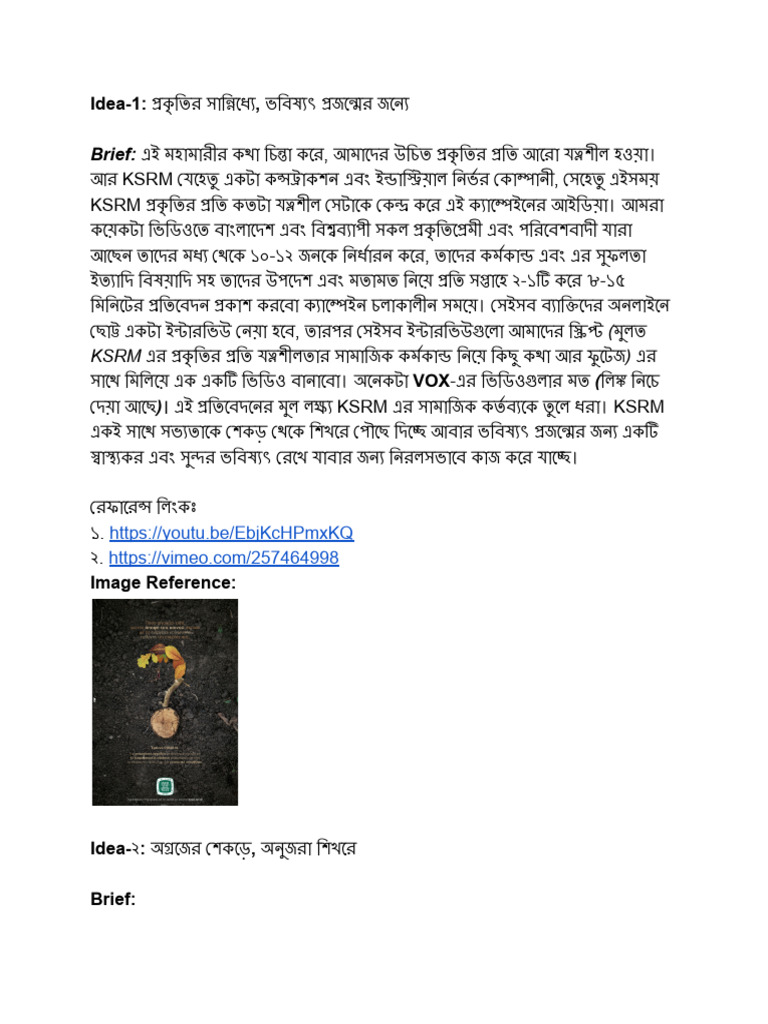 KSRM Campaign Idea | PDF