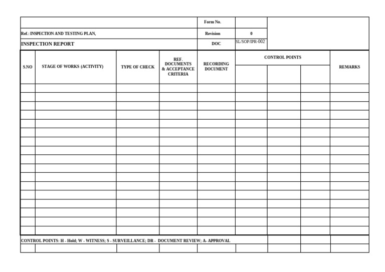 7.0-Final Inspection Form | PDF