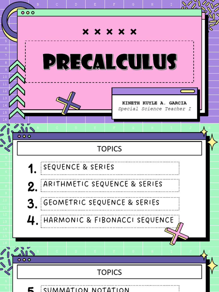 q2 Series Sequence and Summation Notation | PDF | Summation | Sequence