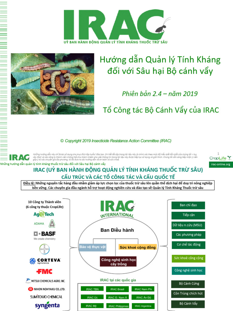 Final VNE 2019-IRAC-Lepidopteran IRM Guidelnes-v2.4-S1 | PDF