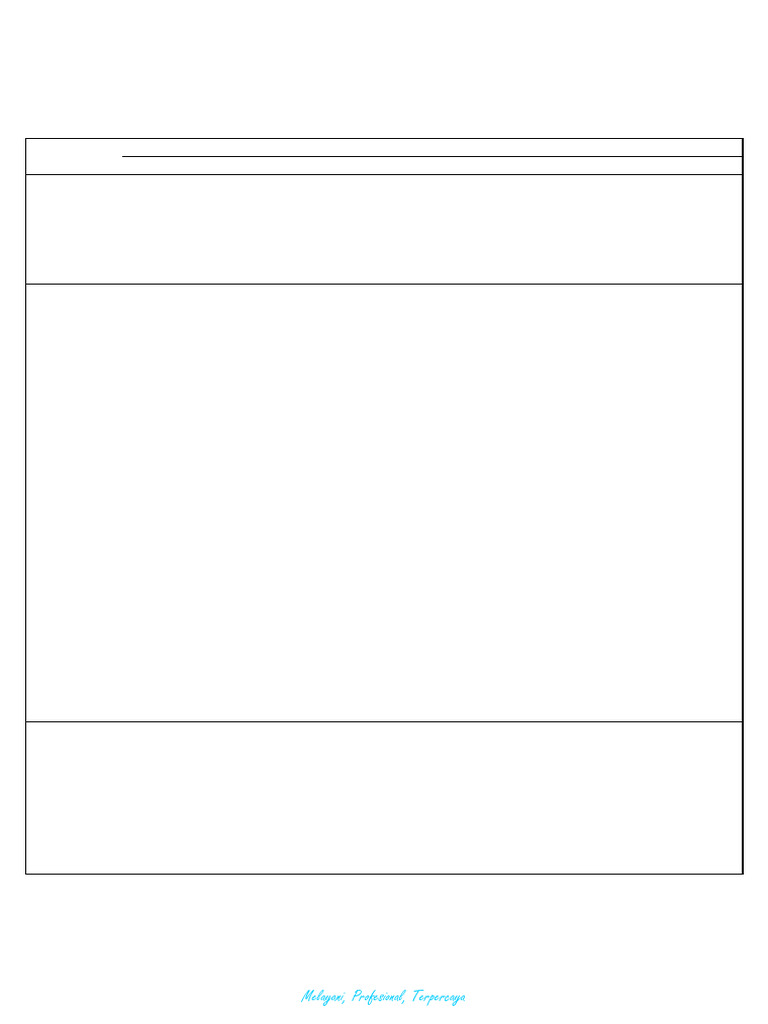 Report Matriks Format 3 | PDF