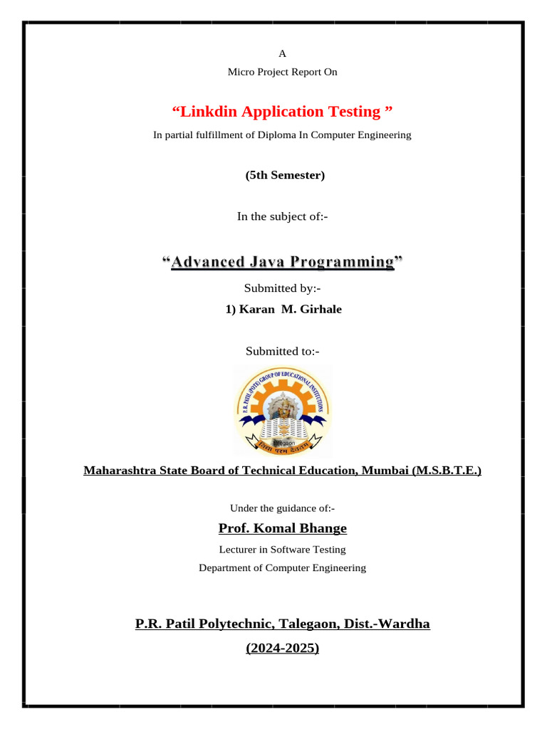 Sakib AJP Format | PDF