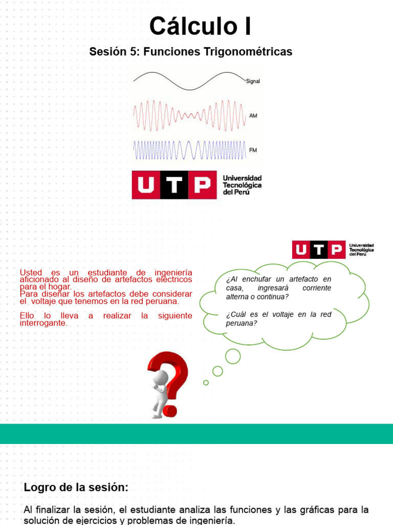 SESION 5 Funciones Trigonométricas | PDF | Funciones trigonométricas