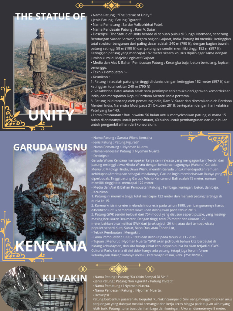 The Statue Of: Unity | PDF The Statue Of: Unity | PDF