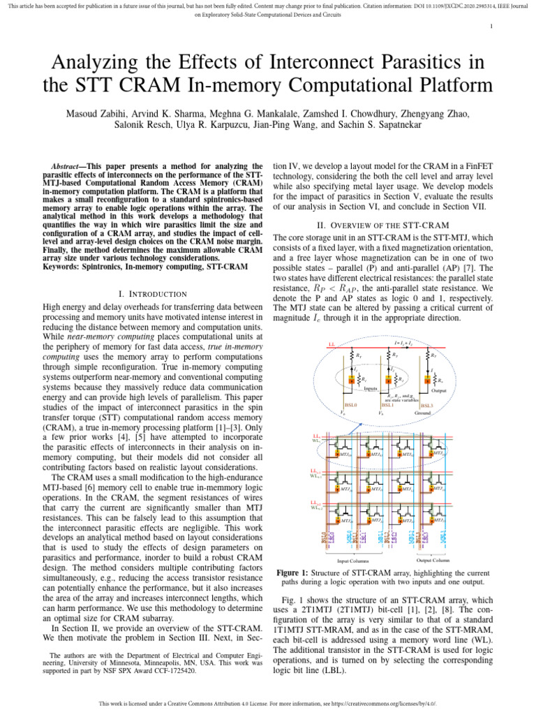 Analyzing The Effects of Interconnect Parasitics I | PDF | Capacitance | Electrical Components