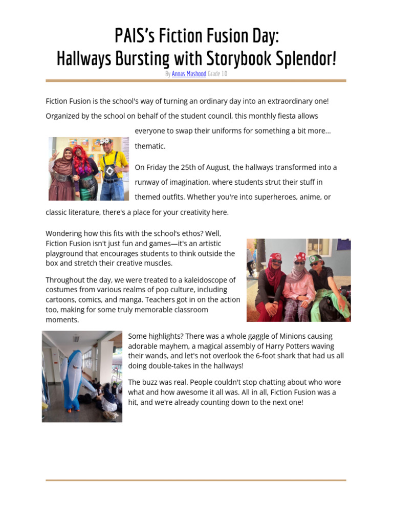 Fiction Fusion Article | PDF