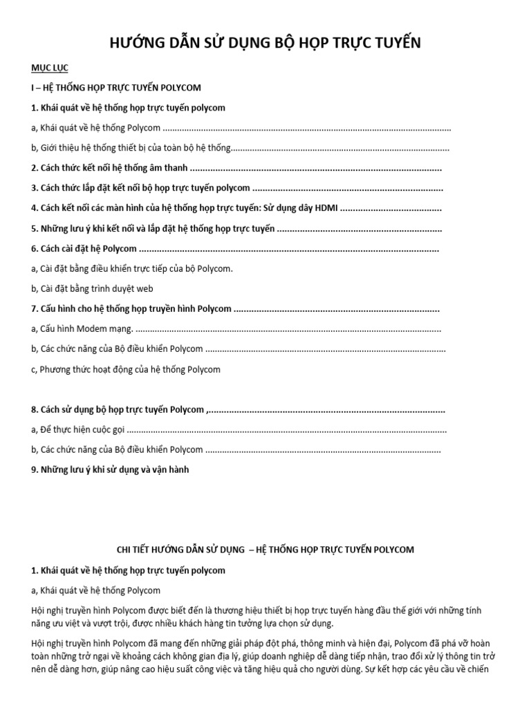 Huong Dan Cai Dat Su Dung Bo Hop Truc Tuyen | PDF